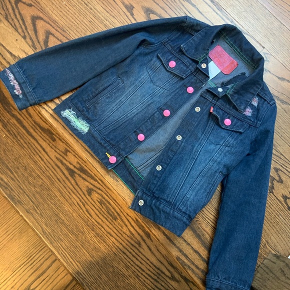 Levi's | Jackets & Coats | Girls Levis Crayola Denim Jacket | Poshmark
